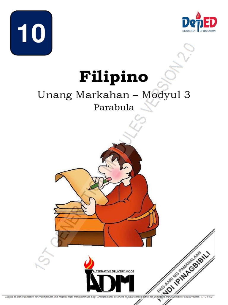 Filipino Module 3 | PDF