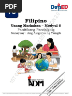 Filipino 10 Q2-W1 - L4 Rihawani | PDF