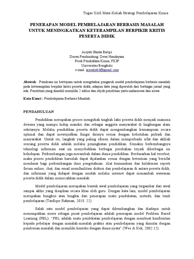 UAS SPK I Aisyah Shinta Balqis (A1F020022) | PDF | Karier & Perkembangan