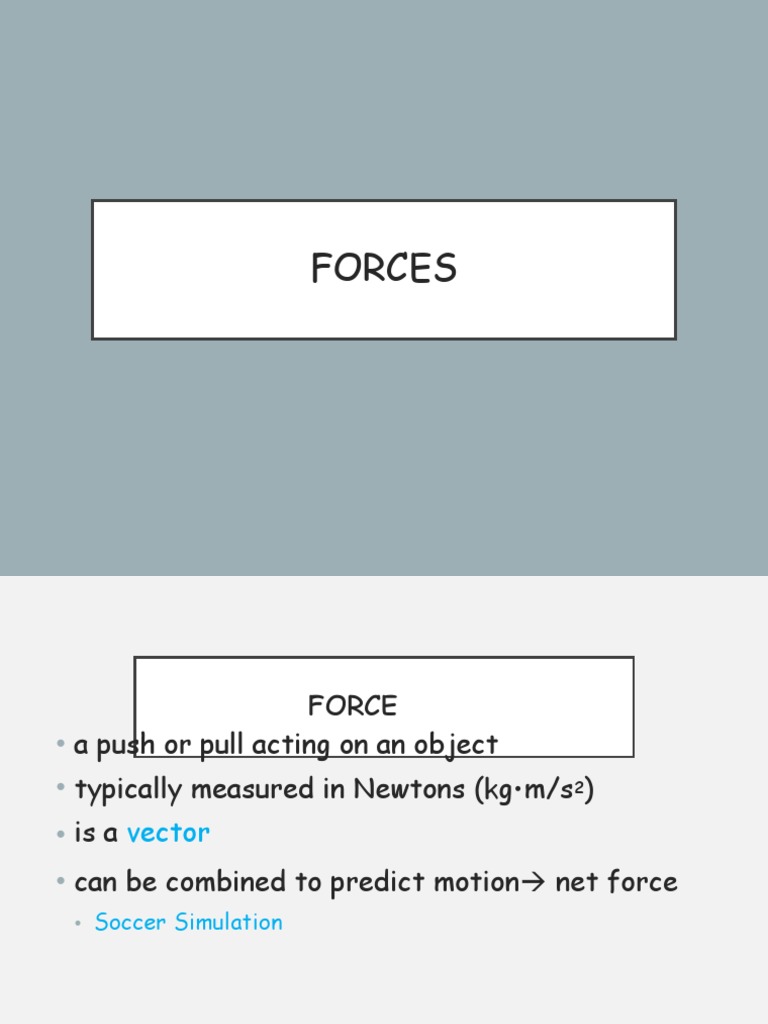 Forces PPT | PDF | Force | Friction