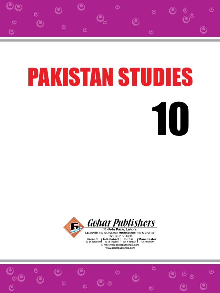 10th Pak Studies Chapter 1 | PDF | Nawaz Sharif | Muhammad Zia Ul Haq