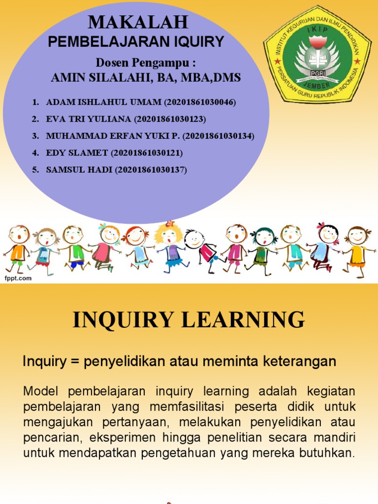 Model Pembelajaran Inquiry Learning | PDF