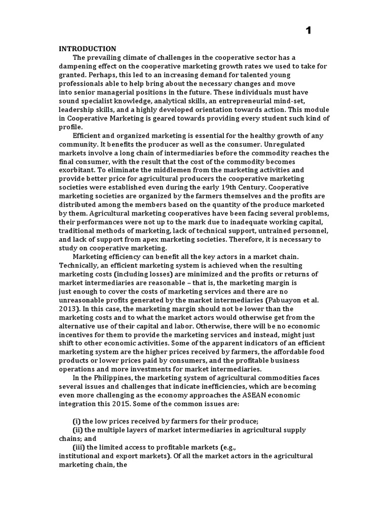 Cooperative Management Unit 1 | PDF | Cooperative | Economies