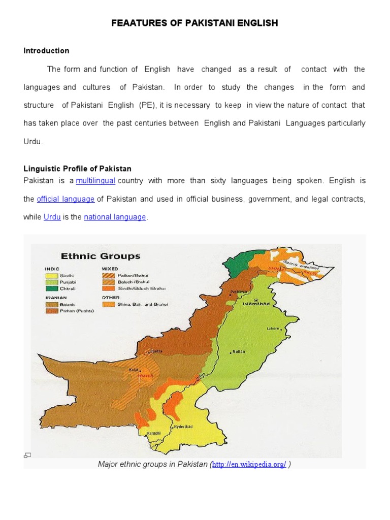 Characteristics of Pakistani English | PDF | Phonology | Semiotics