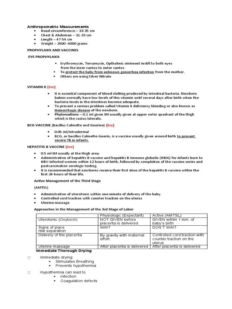 Newborn Anthropometric Guidelines | PDF | Childbirth | Medical Specialties
