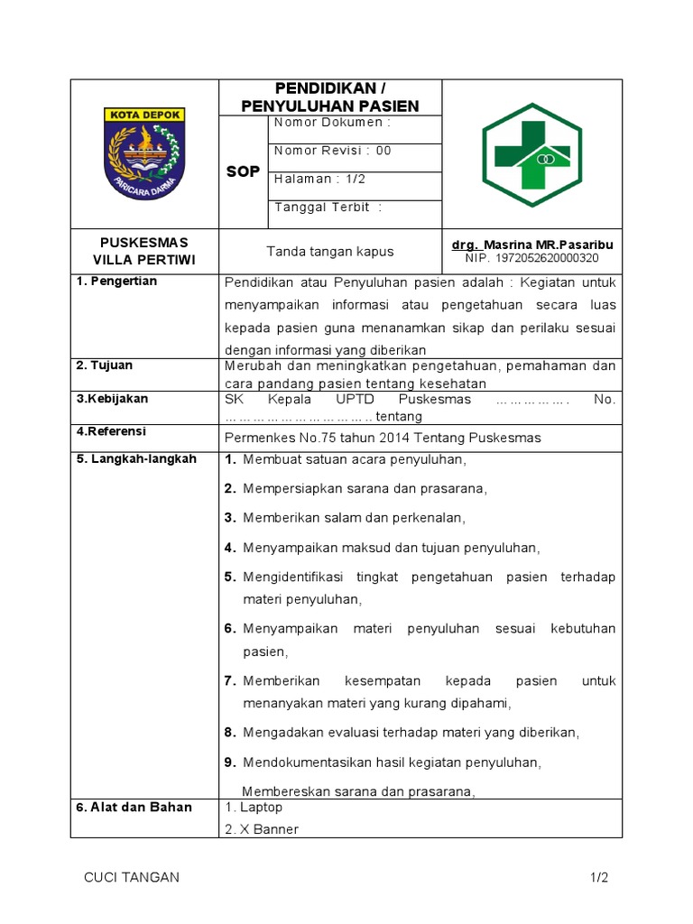 Panduan Penyuluhan Pasien di Puskesmas | PDF | Karier & Perkembangan | Pengembangan Diri