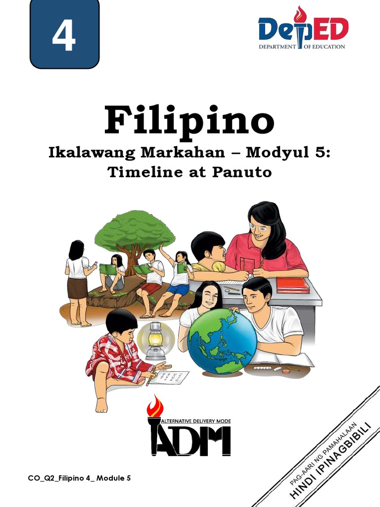 Filipino 4 - Q2 - Module 5 - Timeline at Panuto - v3 | PDF