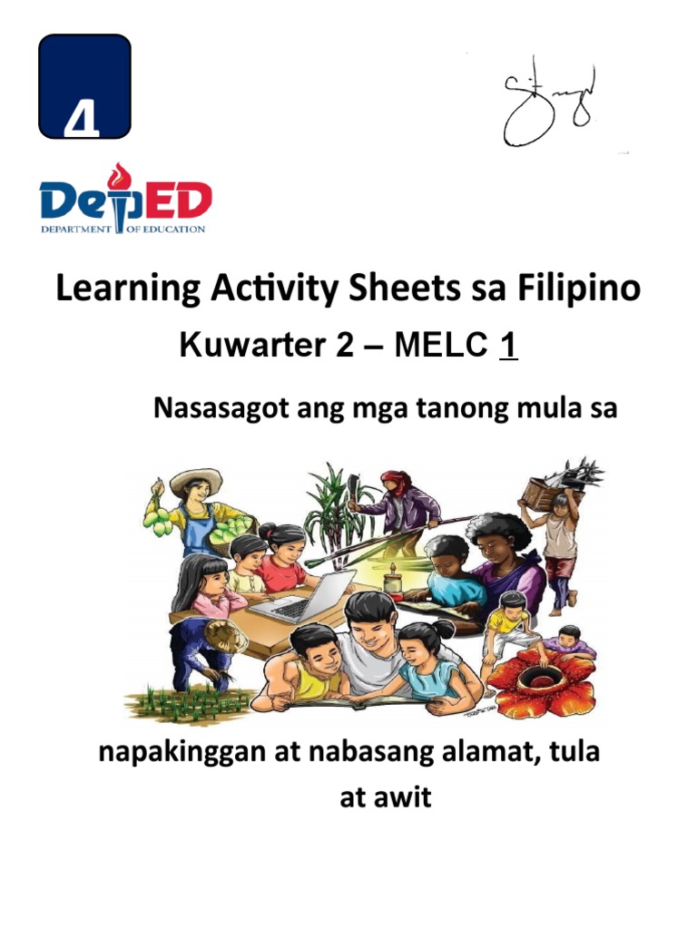 LAS Filipino 4 MELC1 | PDF