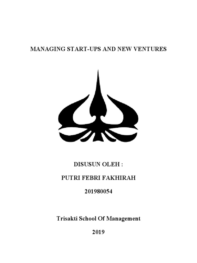 (Resume Chapt 6) Managing Start-Ups and New Ventures | PDF