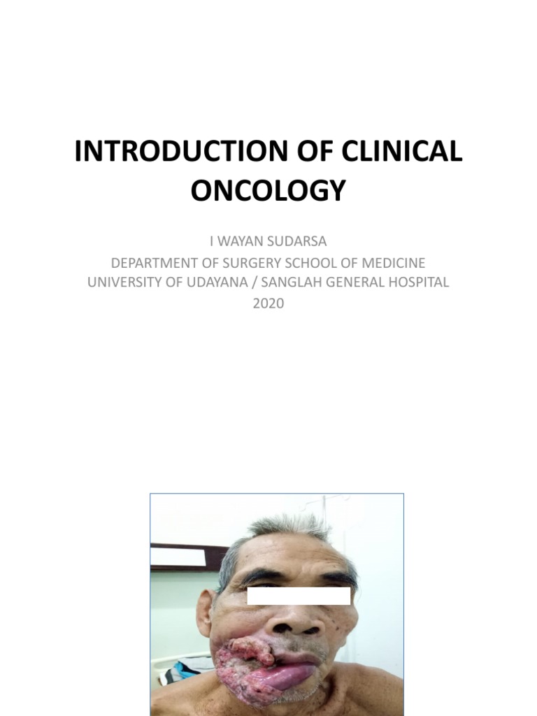 Introduction to Clinical Oncology | PDF | Cancer | Screening (Medicine)