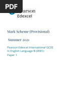 Aqa GCSE Lang P1Q5 Student Friendly Mark Scheme | PDF | English ...
