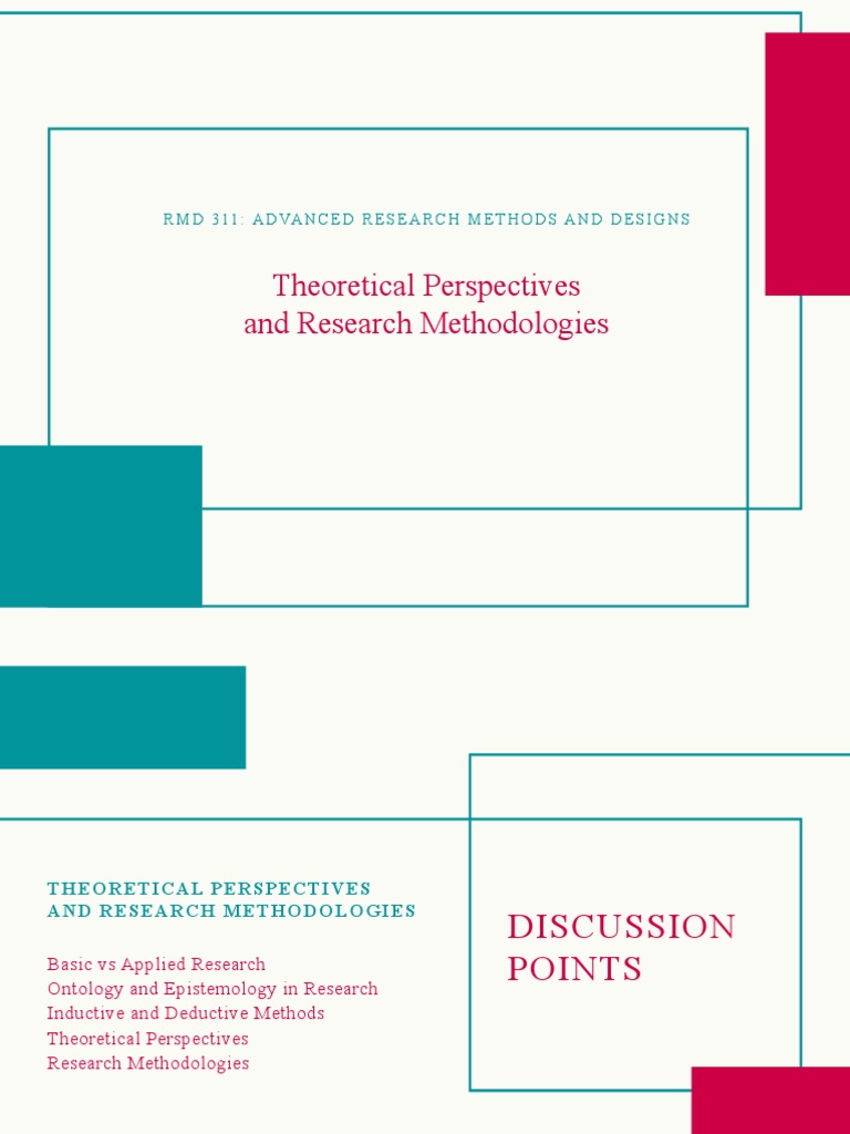 Theoretical Perspectives in Research | PDF | Reality | Theory