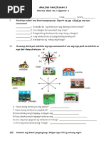 Mga Simbolo Sa Mapa - Worksheet | PDF