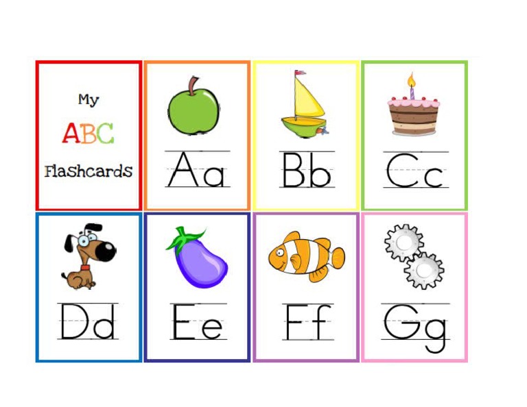Flashcard Alfabeto Ing | PDF