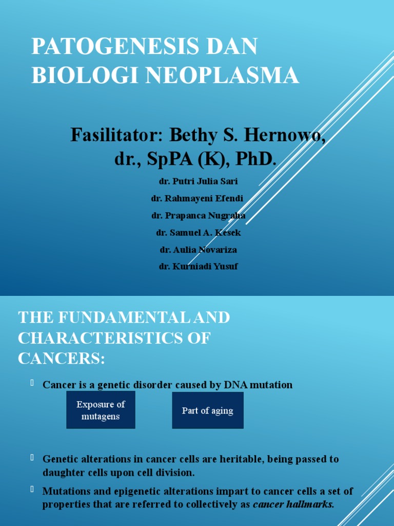 Patogenesis Dan Biologi Neoplasma | PDF | Carcinoma | Cancer