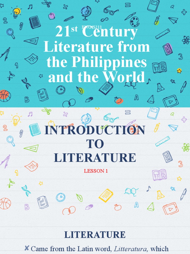 (Presentation) P Lesson 1 Introduction To Literature | PDF | Narration ...