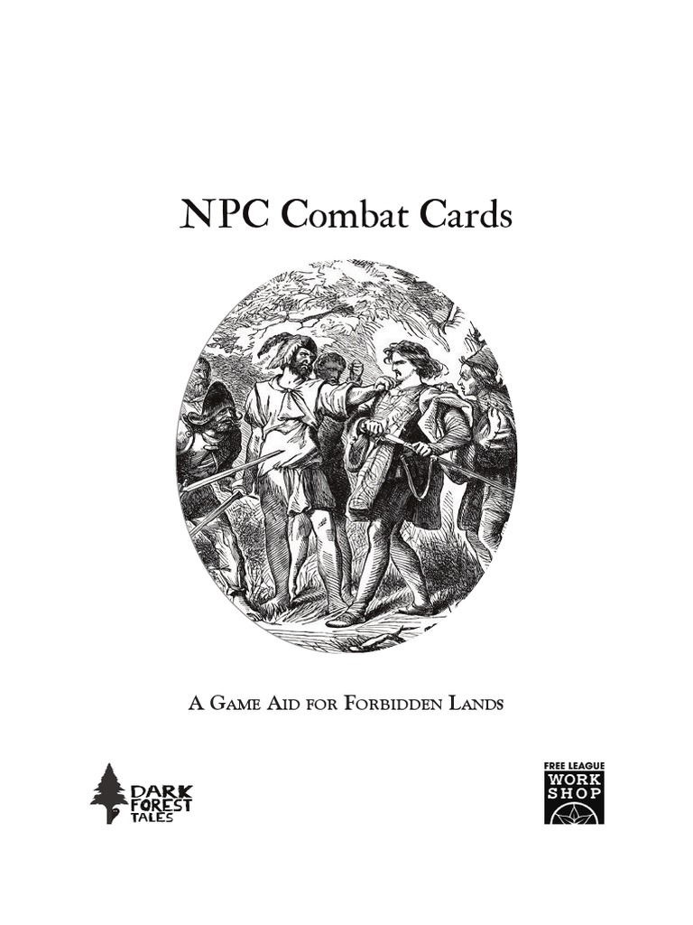 NPC Combat Cards | PDF | Intellectual Works | Gaming