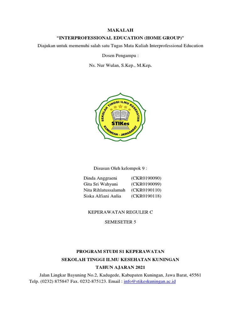 Home Group - 9 - Ipe | PDF