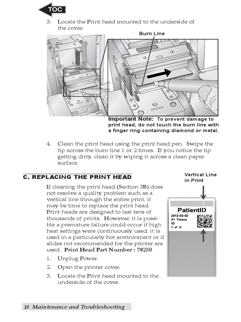 Printer Head Replacment | PDF | Printer (Computing) | Electrical Connector