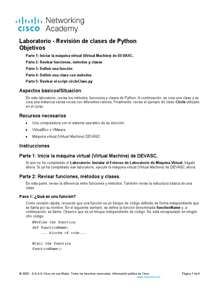 3.4.6 Lab - Explore Python Classes | PDF | Python (lenguaje de ...