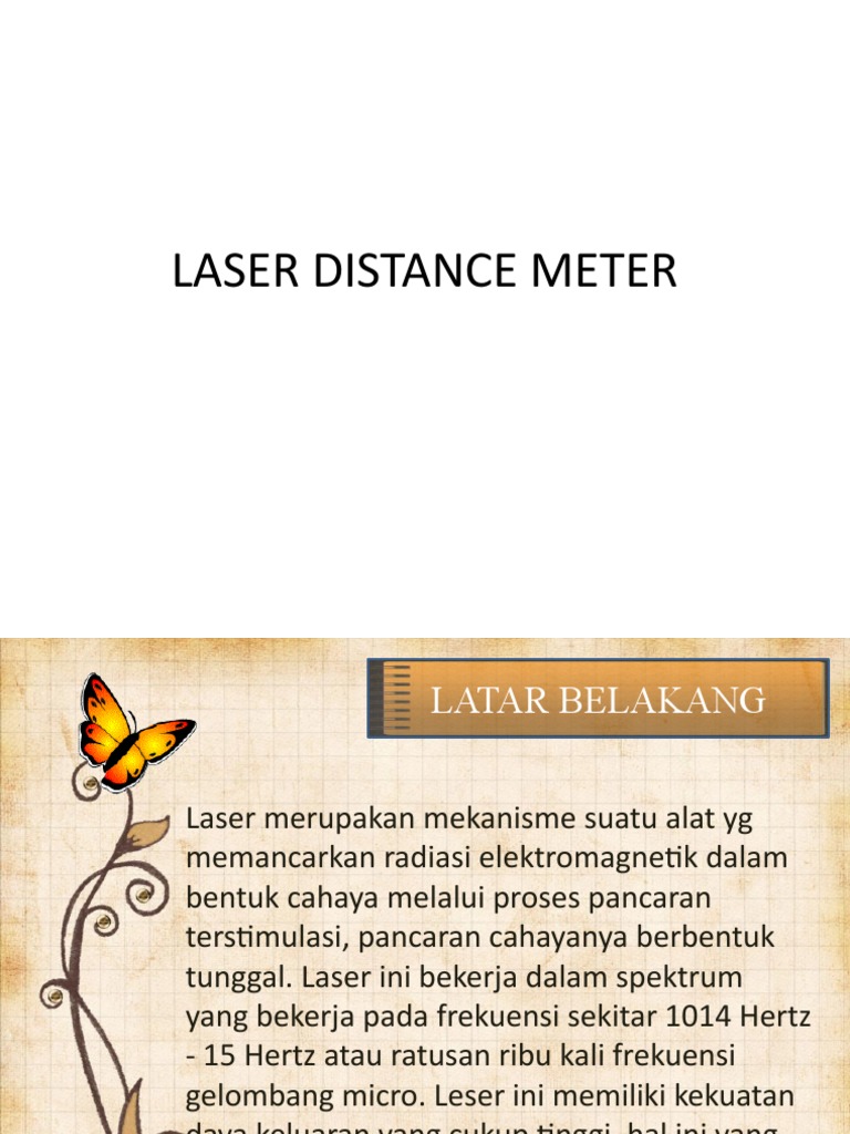 Cara Efektif Menggunakan Laser Distance Meter | PDF