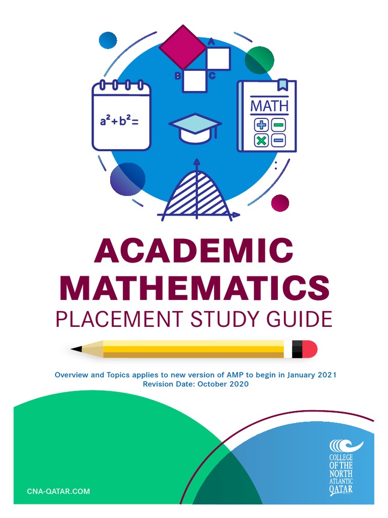 Academic Mathematics: Placement Study Guide | PDF | Trigonometric ...