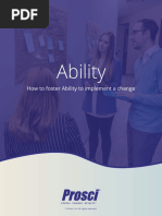 Prosci Change Management Plan Template | PDF | Change Management | Business