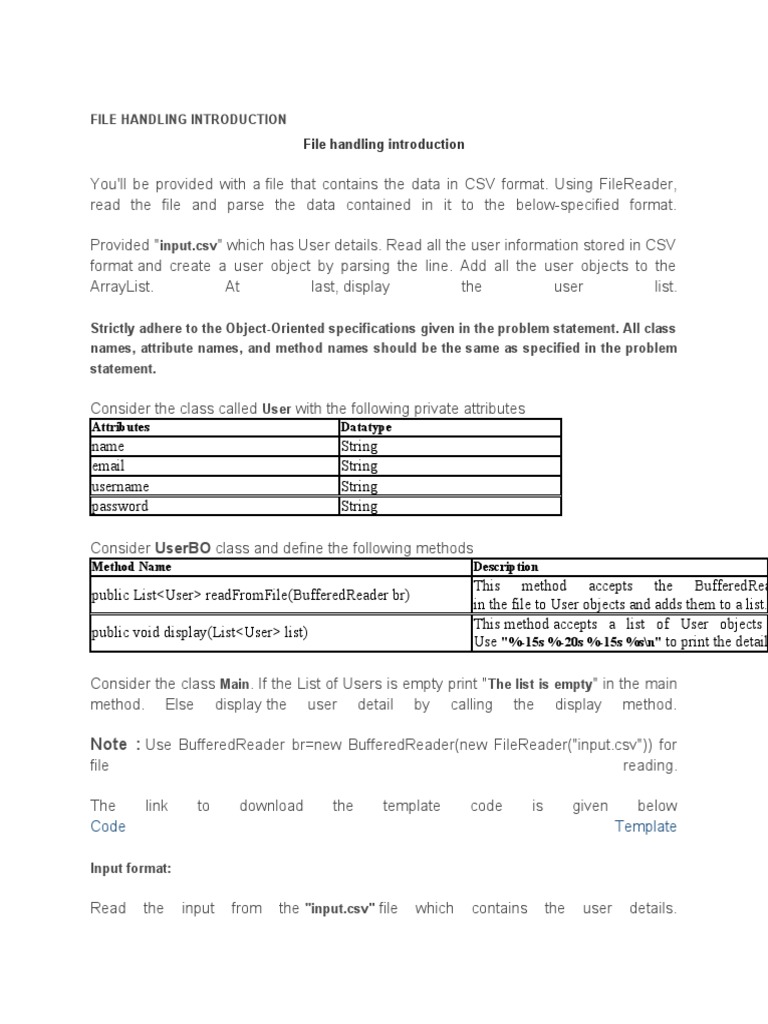 File Handling Introduction | PDF | Comma Separated Values | File Format