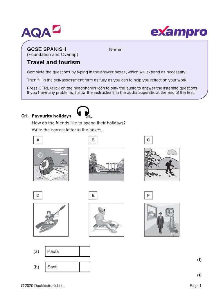 AG SPAN Travel and Tourism F&O | PDF