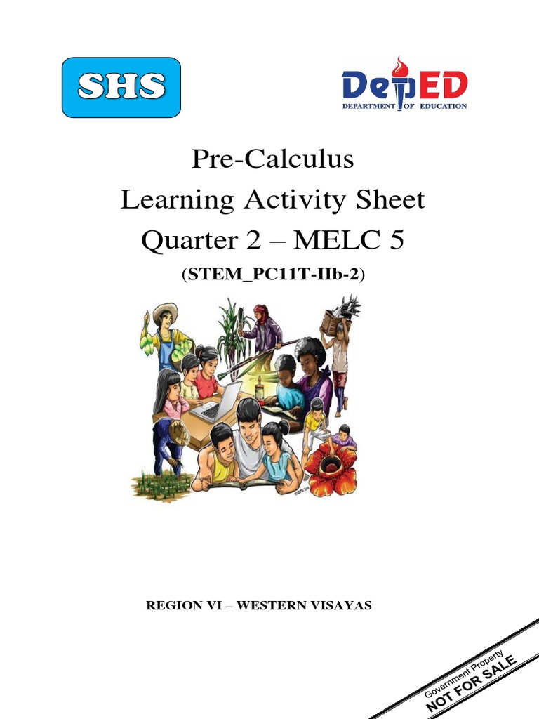 Pre-Calculus Learning Activity Sheet Quarter 2 - Melc 5: (Stem - Pc11T ...