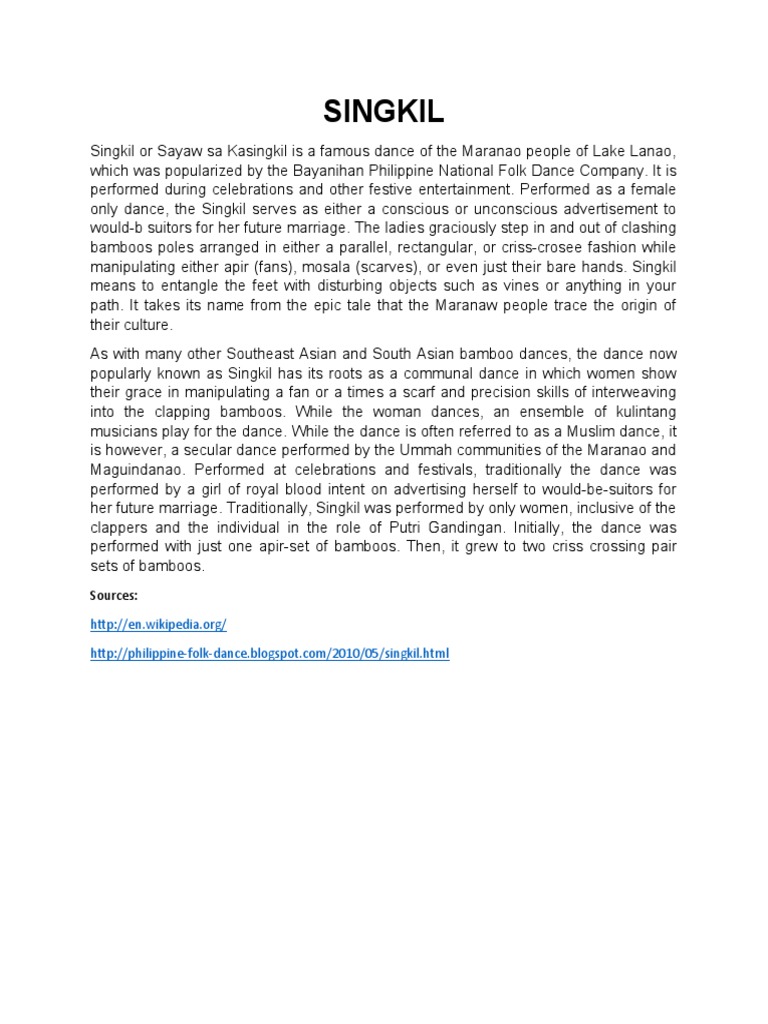 Sing Kil | PDF