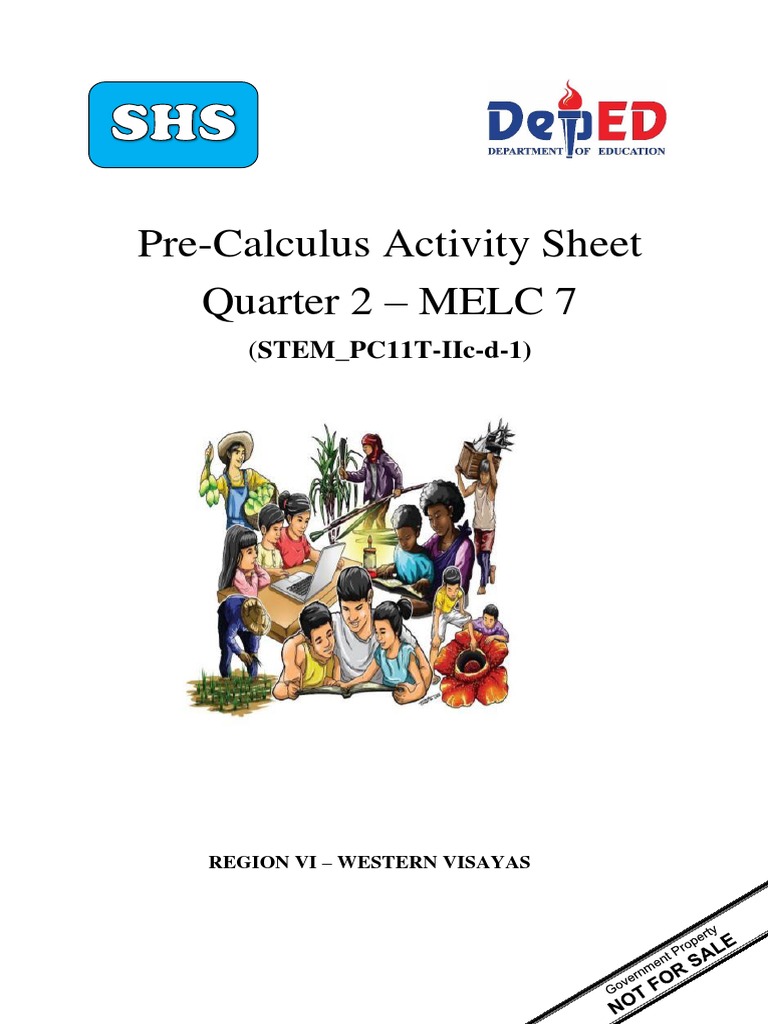 Pre-Calculus Activity Sheet Quarter 2 - Melc 7: (Stem - Pc11T-Iic-D-1 ...