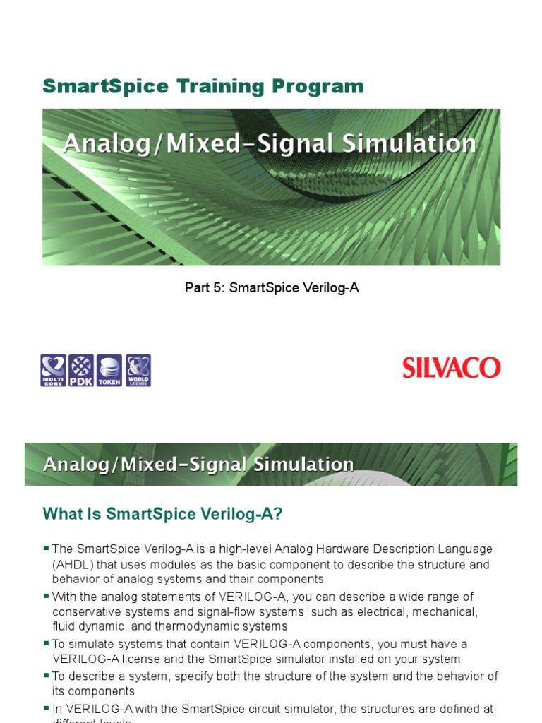 Smart Spice Training Part5 | PDF | Analog To Digital Converter | Operational Amplifier
