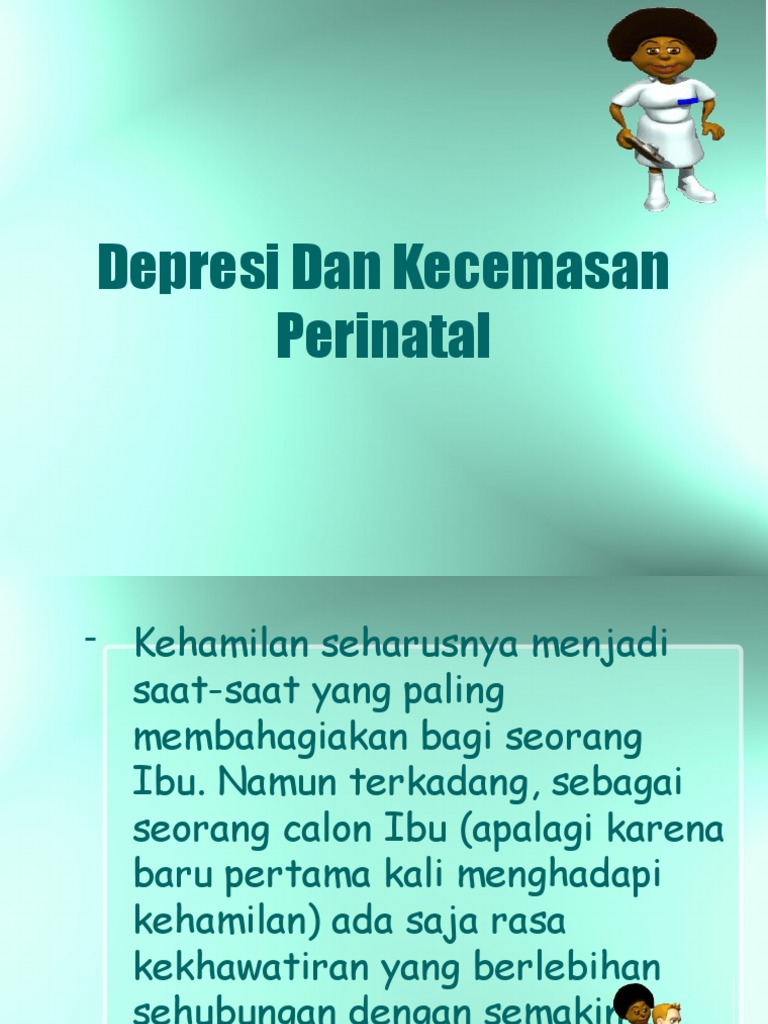 Depresi Dan Kecemasan Perinatal | PDF