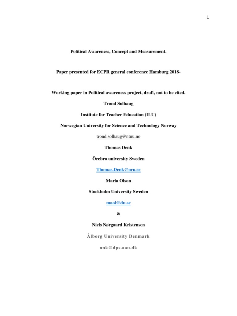 Thomas - Denk@oru - Se: Ålborg University Denmark Nnk@dps - Aau.dk ...