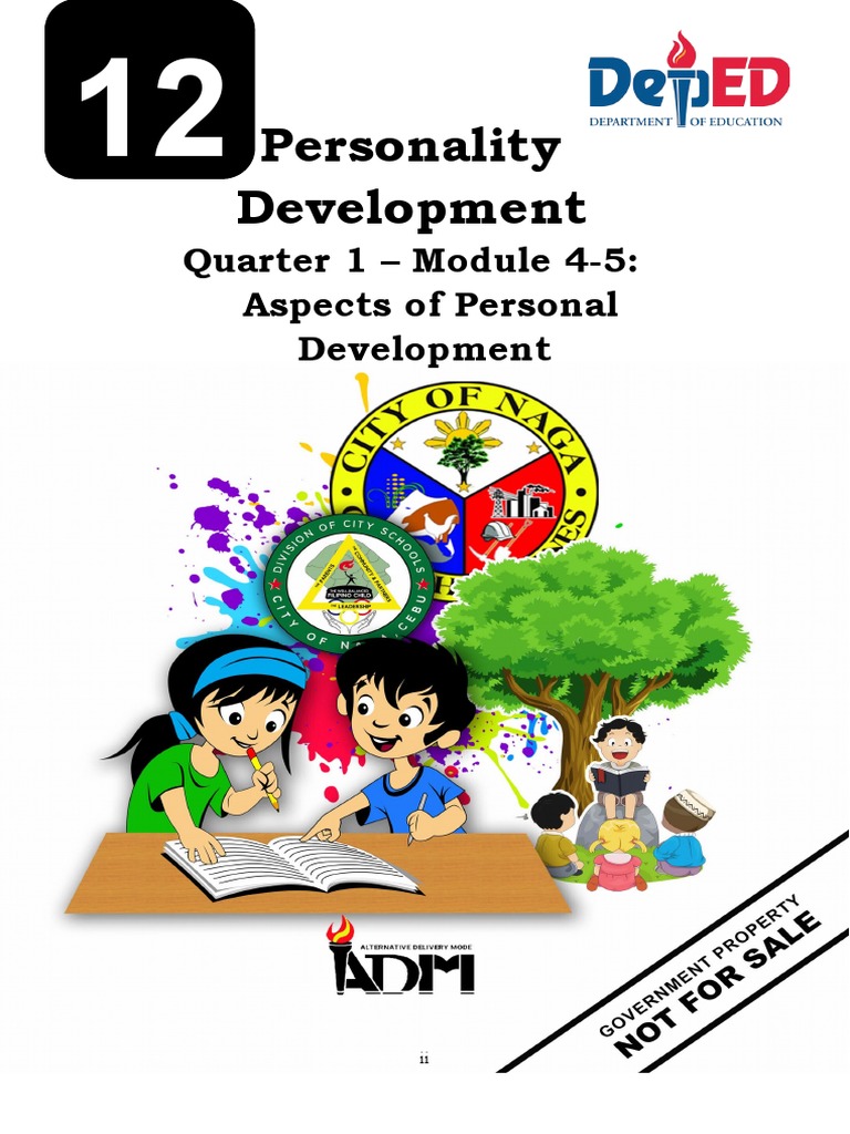Personality Development: Quarter 1 - Module 4-5: Aspects of Personal ...