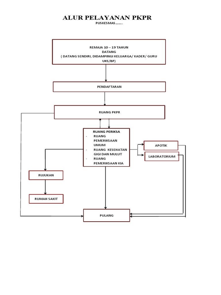 Alur Pelayanan PKPR | PDF