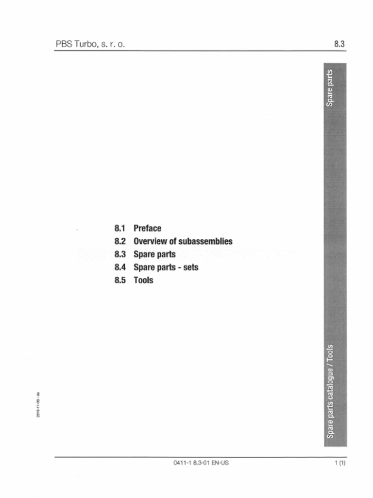 Pbs Turbo Parts List | PDF