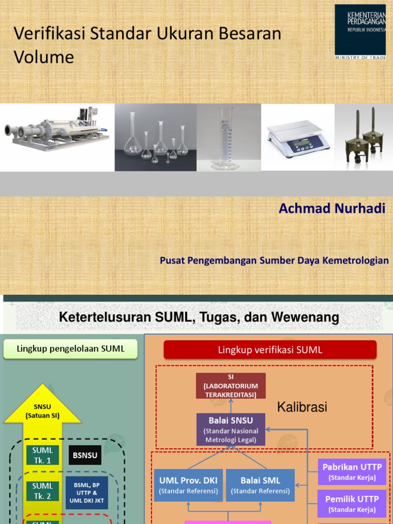 Verifikasi Standar Ukuran Besaran Volume An | PDF