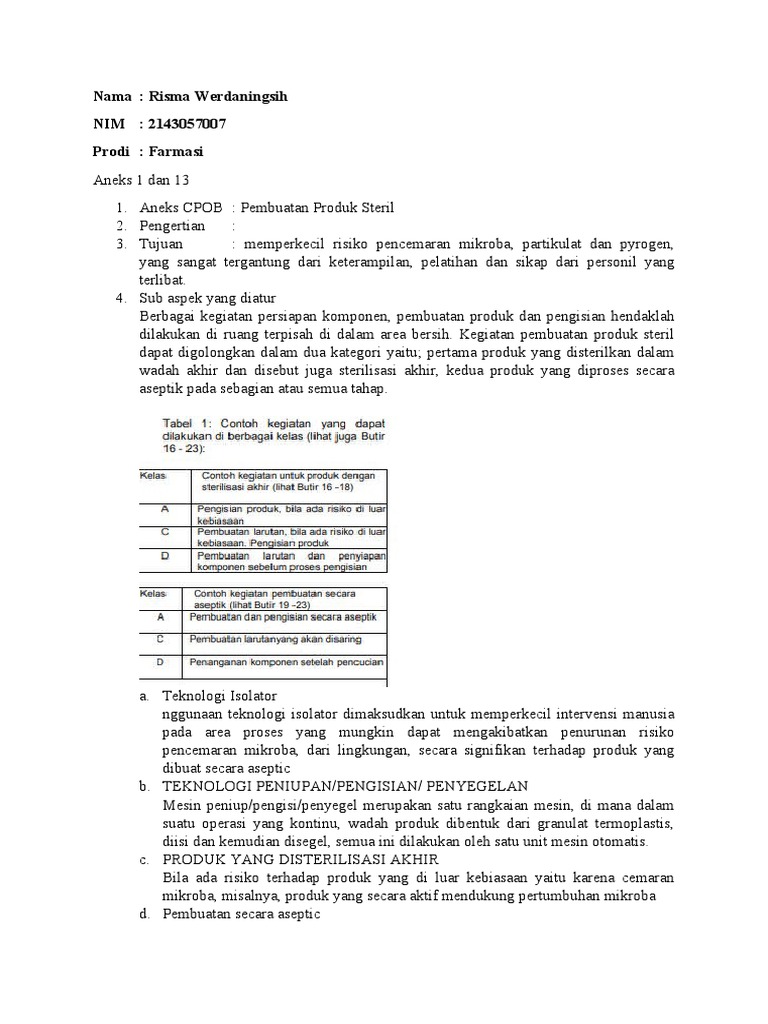 Risma Werdaningsih Form Aneks 2143057007 | PDF | Sains & Matematika | Teknologi & Rekayasa