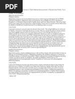 Philippine Airlines Script | PDF