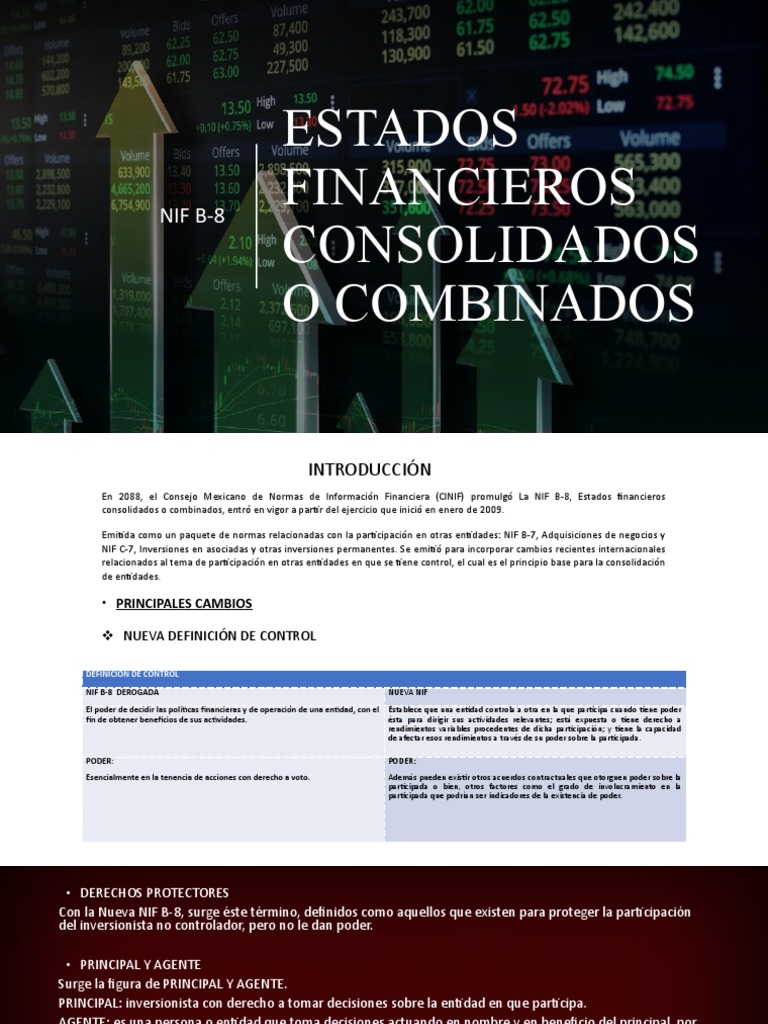 Nif B-8 | PDF | Estado financiero | normas internacionales de ...