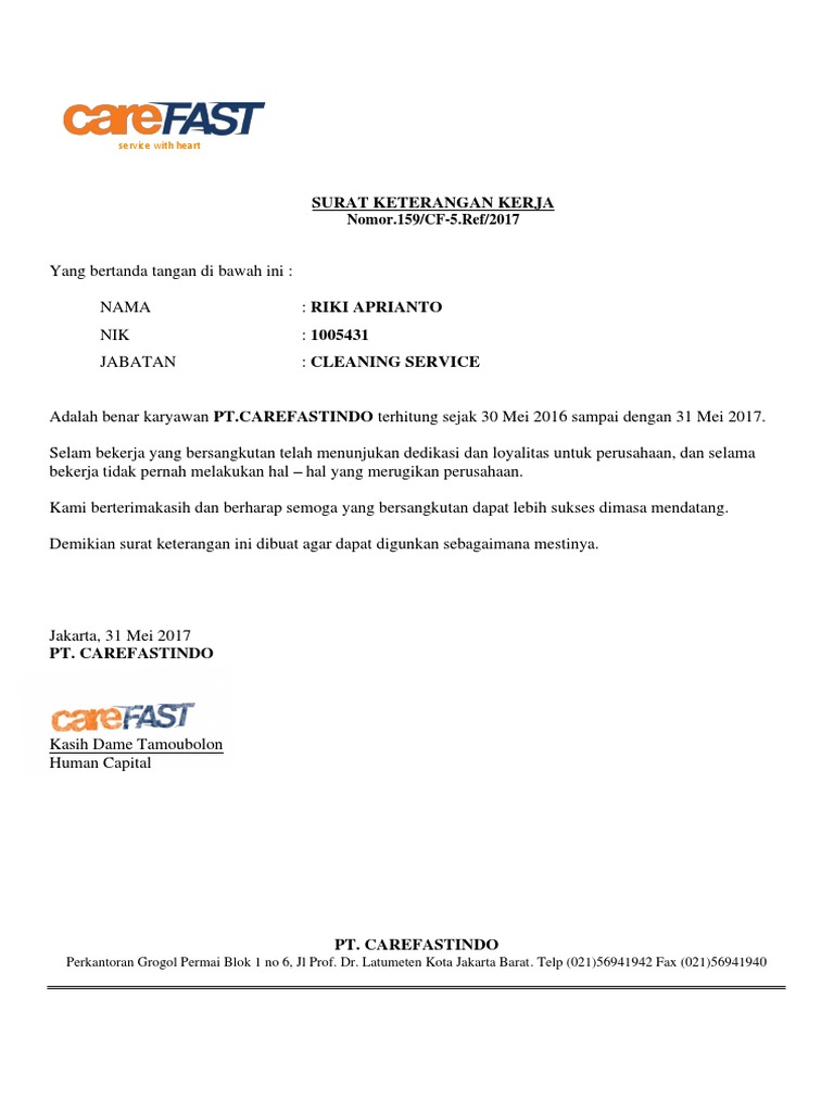 PT Care Fastindo | PDF