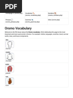 200+ Basic Oromo Language Words & Phrases You Should Know | PDF ...