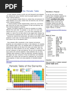 Walter Russell's Chart | PDF | Periodic Table | Chemical Elements