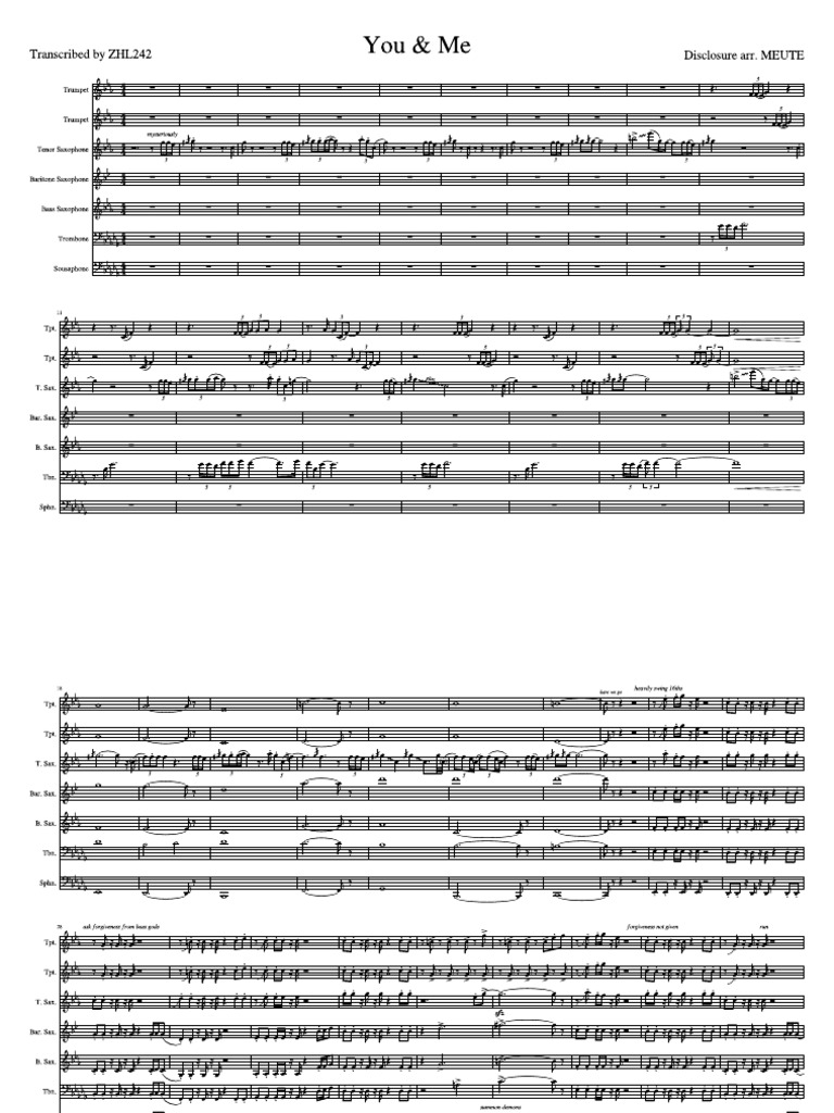 You & Me - MEUTE (Full Version) | PDF