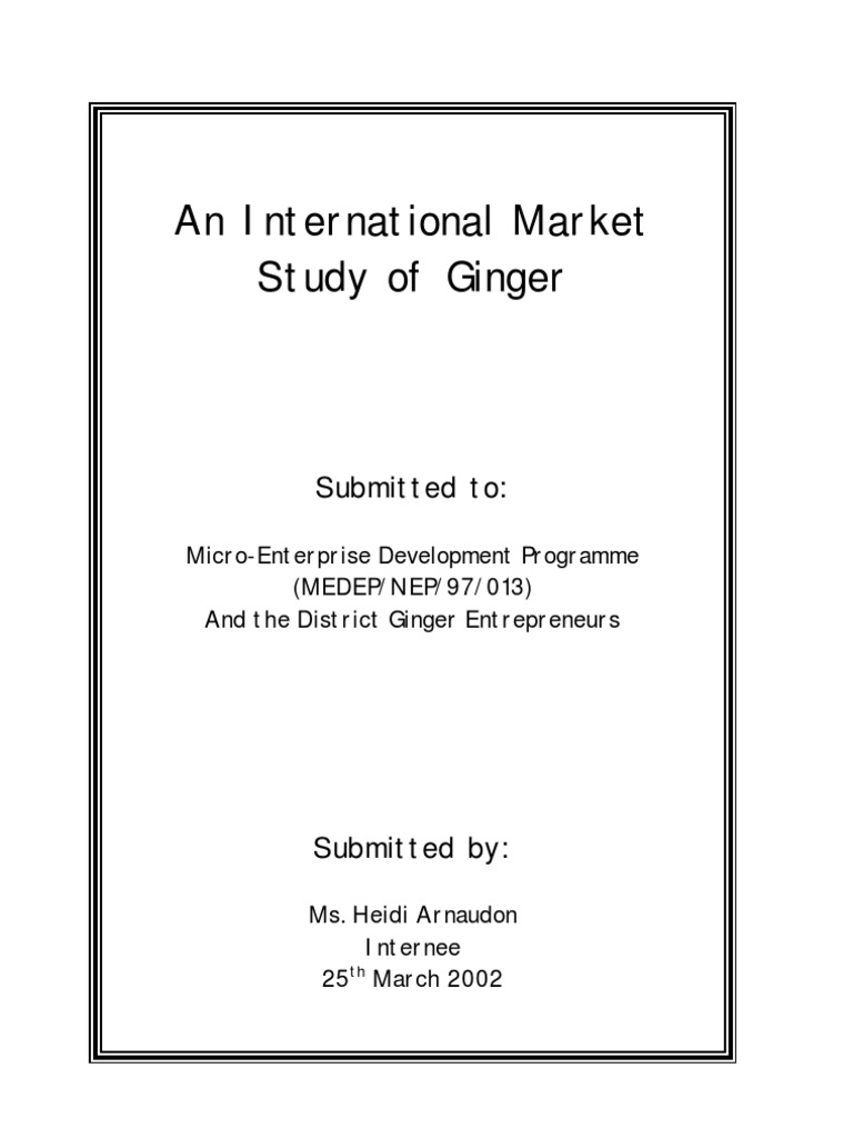 Ginger | PDF