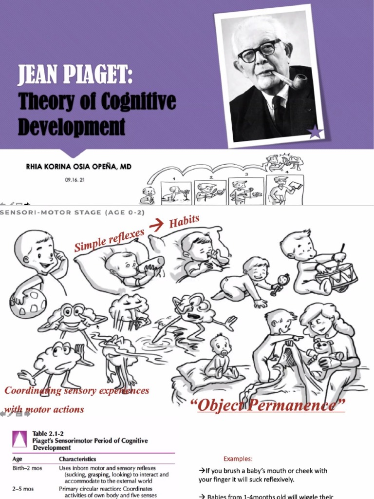 Jean Piaget - Theory of Cognitive Development | PDF
