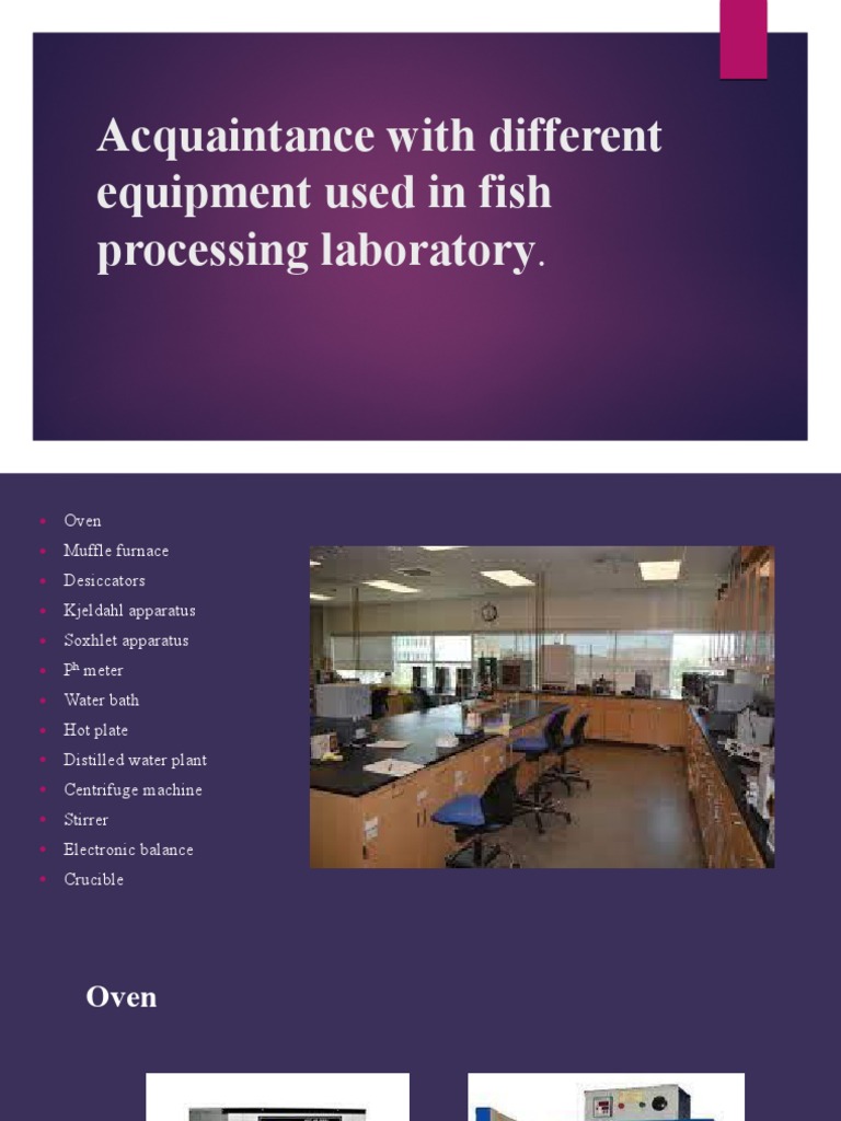 Acquaintance With Different Equipment Used in Fish Processing ...