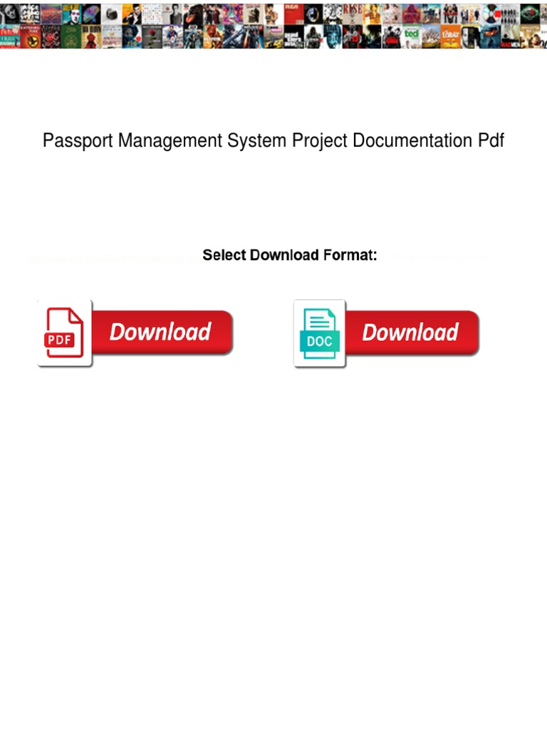Passport Management System Project Documentation PDF | PDF | System | Passport